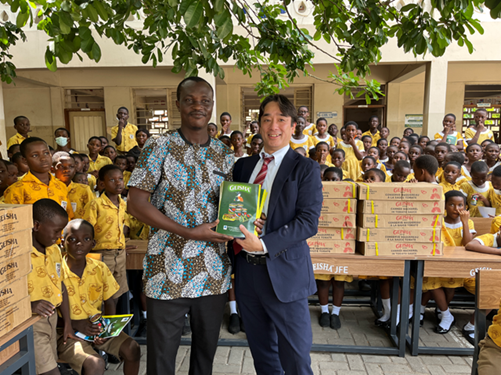 [Social Contribution Activities] Donating Canned Goods and School ...